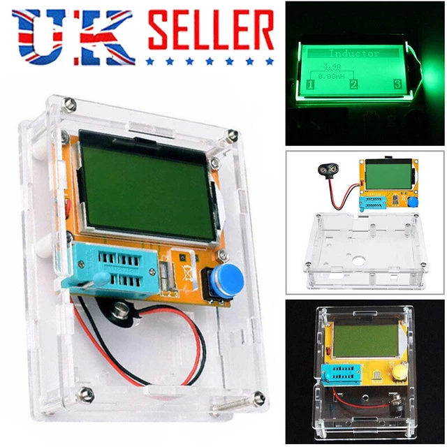 LCR-T4 TRANSISTOR DIODE Capacitor ESR LCR-Meter MOSFET PNP Tester For ...