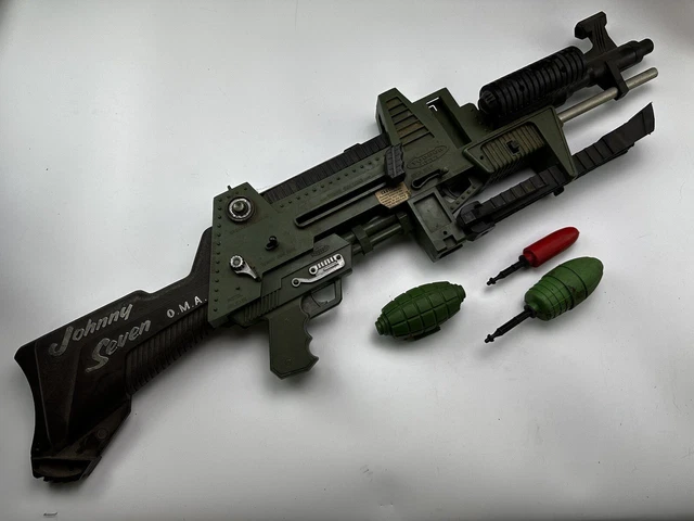 VINTAGE RETRO JOHNNY Seven 7 Oma Toy Gun With Some Ammunition £167.88 ...