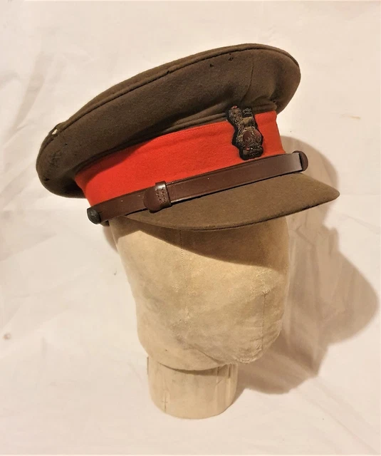 ORIGINAL WW2 BRITISH Army Brigadier/Colonel General Staff Peaked Cap £ ...