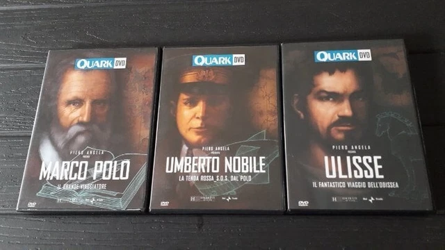 DVD QUARK MARCO POLO, UMBERTO NOBILE, ULISSE EUR 15,00 - PicClick IT