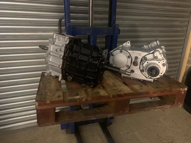 LAND ROVER DEFENDER Rebuilt LT77 5 Speed Gearbox and 1.2 1.4 Transfer ...