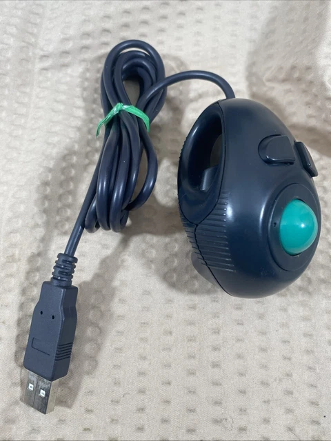 VINTAGE PORTABLE MICRO Trackball Wired USB FDM-G51 Small Handheld ...