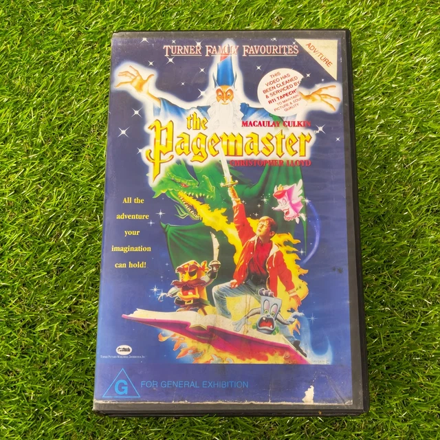 THE PAGEMASTER - Ex Rental VHS Big Box Tape $34.50 - PicClick AU