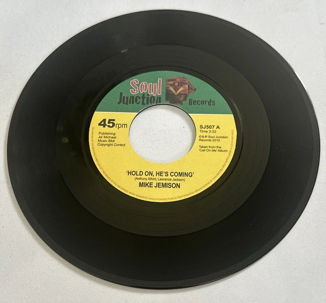 MIKE JEMISON - Hold On, He's Coming, 7" Neo Soul Vinyl Record EX / M £9 ...