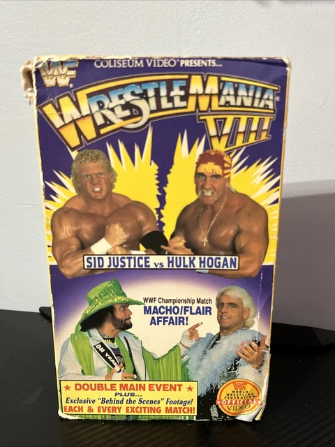 WWF COLISEUM VIDEO Wrestlemania 8 VHS Wrestling Tape £7.76 - PicClick UK
