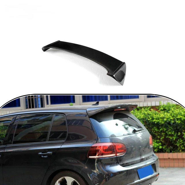 REAL CARBON FIBER Rear Roof Spoiler Window Wing For VW Golf MK6 R20 GTI ...