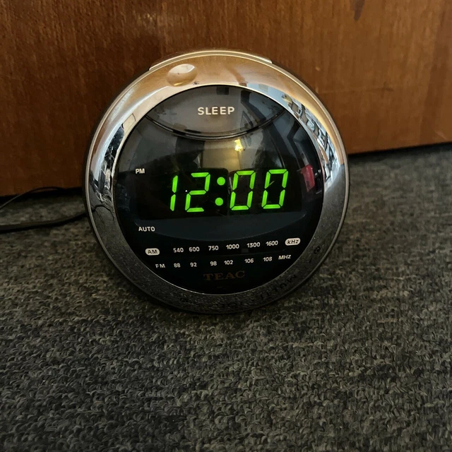 TEAC FM/AM ALARM Clock Radio CRX-18 $24.95 - PicClick AU