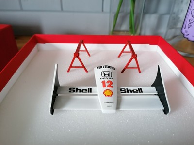 MCLAREN MP4/4 1988 Ayrton Senna Nose Cone wing model 1:18 gift idea ...