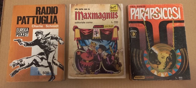3 EUREKA POCKET 1974: Magnus/Bunker MAXMAGNUS, Bunker/Verola ...