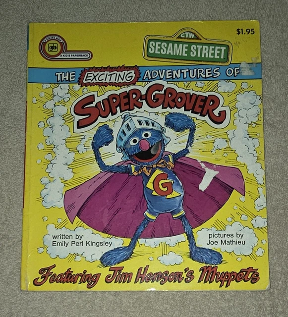 THE EXCITING ADVENTURES of Super-Grover Sesame Street Jim Henson's ...