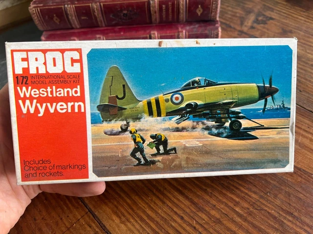 BOITE MAQUETTE AVION Airplane Model Box FROG Westland Wyvern EUR 24,00 ...