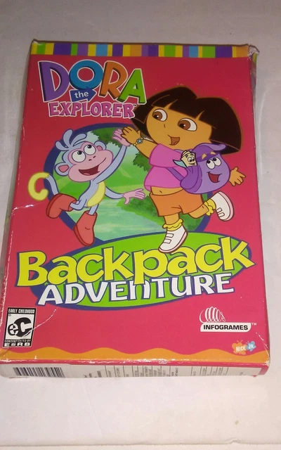 DORA THE EXPLORER: Backpack Adventure Kids PC Game CD-ROM Nick Jr ...