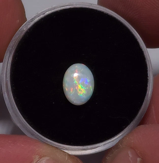 AUSTRALIAN COOBER PEDY opal, 8 x 6mm Calibrated Oval. 0.85ct. Natural opal £39.03 - PicClick UK