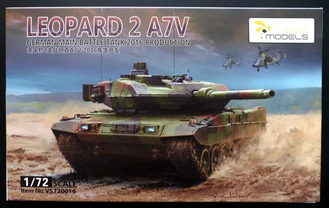 VESPID VS720016 - 1:72 Leopard 2 A7V German Main Battle Tank 2016 ...