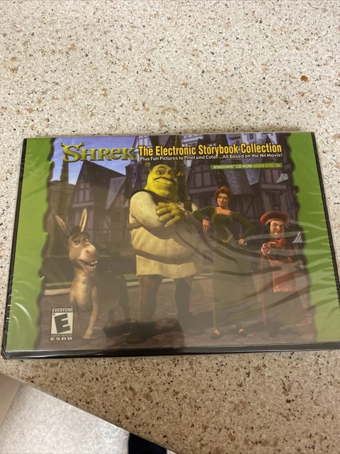 SHREK THE ELECTRONIC Storybook Collection - PC CD-ROM #52313 Brand New ...