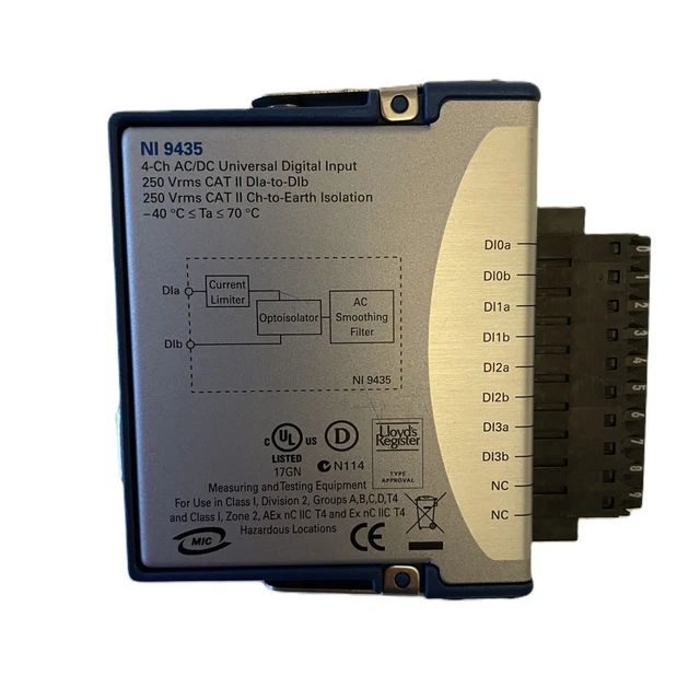 NEW NATIONAL INSTRUMENTS NI-9435 NI 9435 C Series Digital Input Module ...