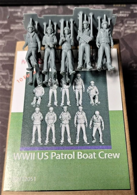 WWII US PATROL Boat Crew. 1/72.MINORIOUS MODELS EUR 17,00 - PicClick FR