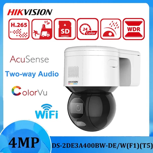HIKVISION DS-2DE3A400BW-DE/W(F1)(T5) FACE Capture 4MP ColorVu Wifi PT ...
