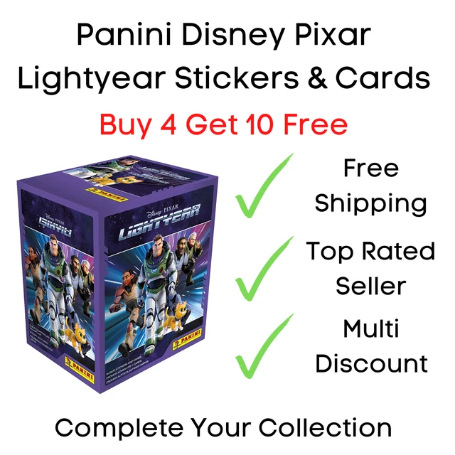 PANINI DISNEY/PIXAR LIGHTYEAR Movie Single Stickers & Cards - Buy 4 get ...