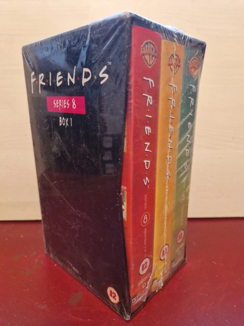FRIENDS SERIES 8 - Box 1 - HMV Exclusive - PAL VHS Video Box Set - NEW ...