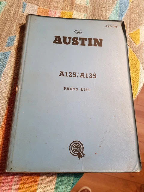 AUSTIN A125 A135 Sheerline Princess Limousine Factory Spare Parts List ...