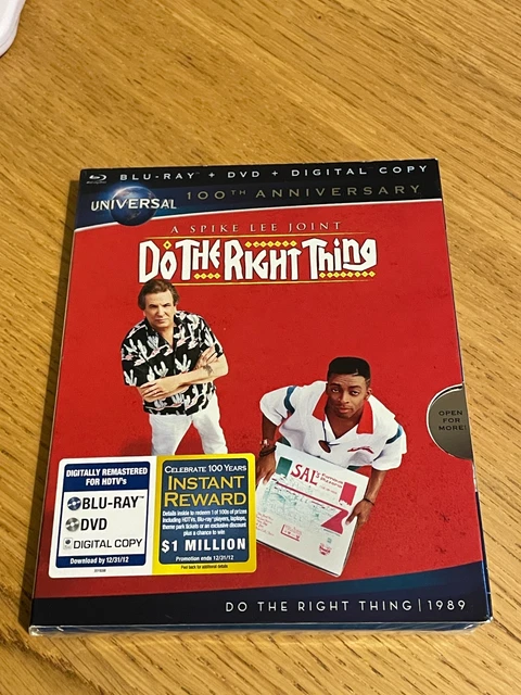 DO THE RIGHT Thing 20th Anniversary Edition Blu Ray Spike Lee Danny ...