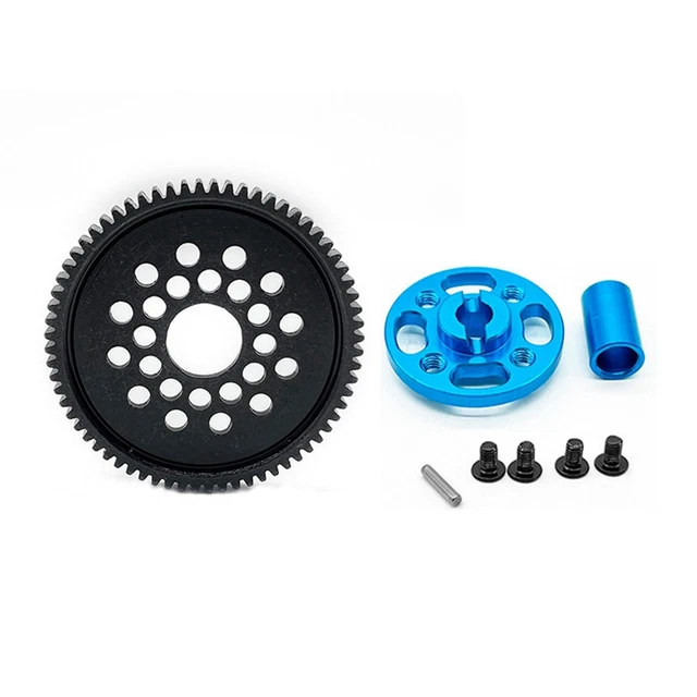 PER TT02 Tt02D 1/10 Model Car Kit Big Gear nel Metallo Ad Alta Velocità ...