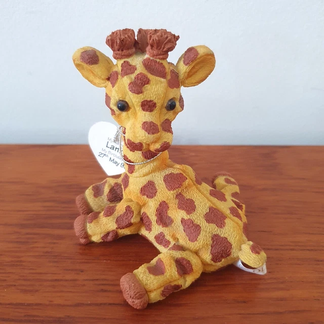 GIRAFFE LANKY - Treasured Pals Vintage Cute Collectable Figurine ...