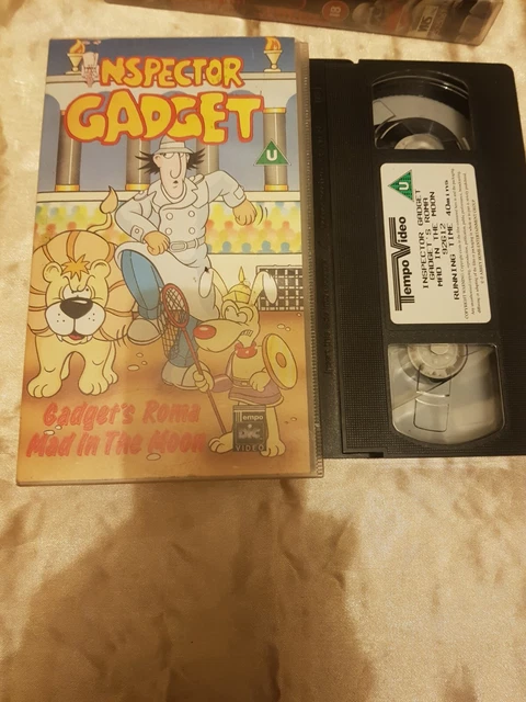 INSPECTOR GADGET GADGETS roma mad in the moon animated vhs video £15.00 ...