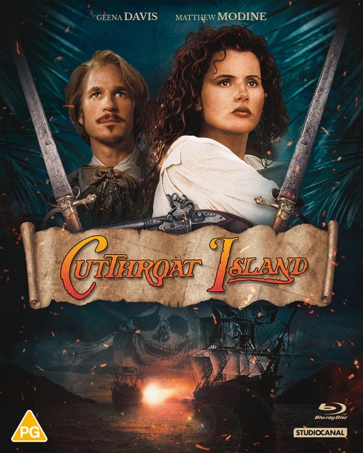 CUTTHROAT ISLAND (BLU-RAY) Matthew Modine Patrick Malahide Stan Shaw ...
