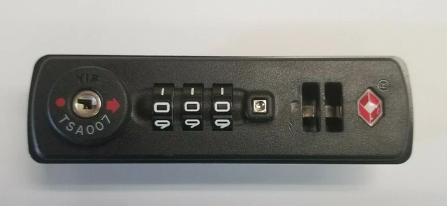 HARTMANN LUGGAGE REPLACEMENT Part Built In TSA Combination Lock ...