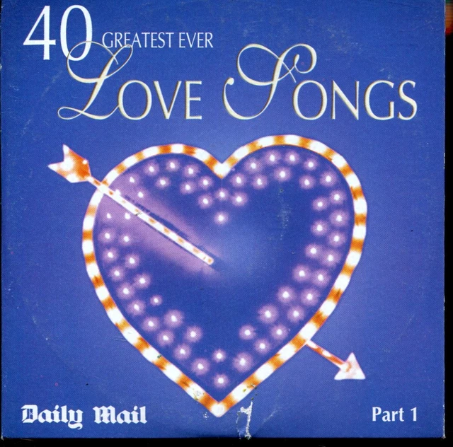40 GREATEST LOVE Songs - Part 1 of 2 / Newspaper CD £1.10 - PicClick UK