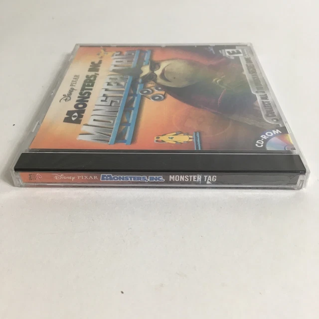 DISNEY PIXAR MONSTERS Inc Monster Tag PC Game CD-ROM Rated E Everyone ...