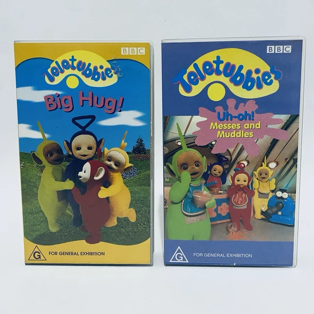 TELETUBBIES VHS BUNDLE ABC Kids Video Tapes Lot - Big Hug! & Uh-oh ...