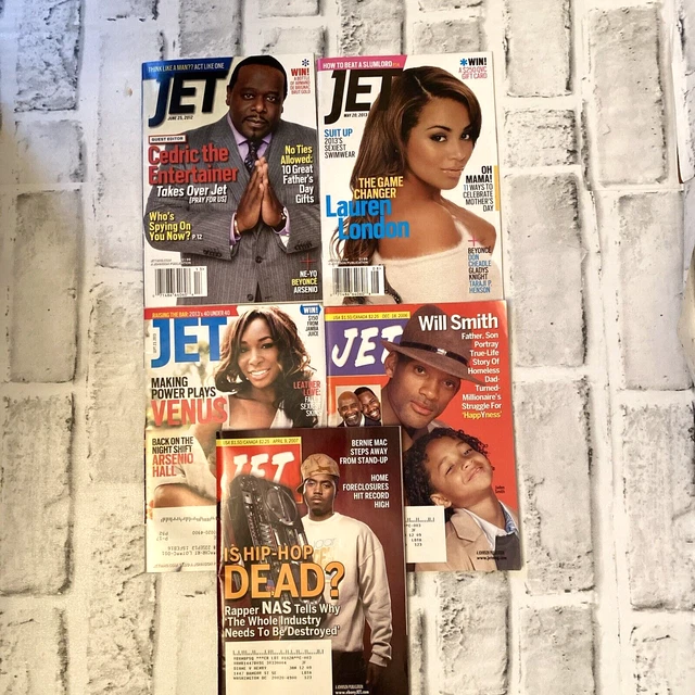 JET MAGAZINE LOT of 5 Will Smith Nas Venus Williams £7.95 - PicClick UK