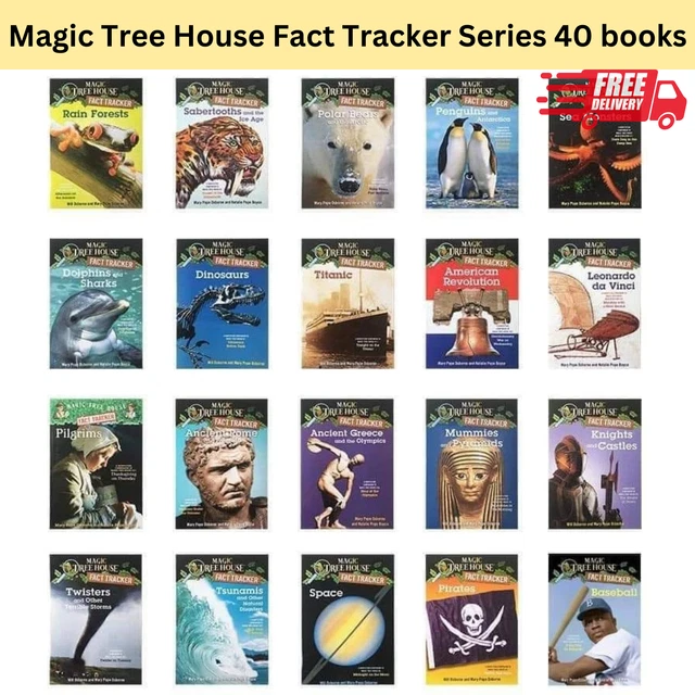 MAGIC TREE HOUSE Fact Tracker Series Collection 40 Books Set Children ...