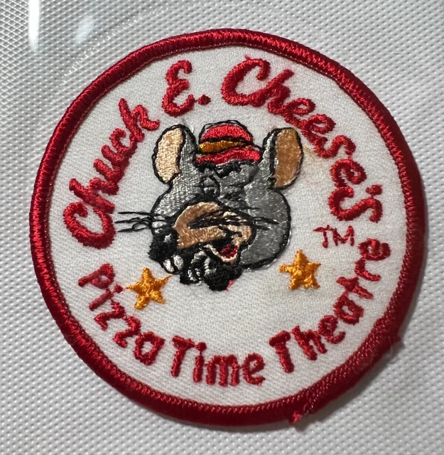 VINTAGE 1980S CHUCK E Cheese Pizza Time Theatre Iron On Patch CEC £197. ...