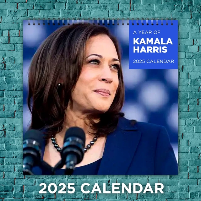 KAMALA HARRIS CALENDAR 2025, Kamala Harris Celebrity 2025 Wall Calendar ...