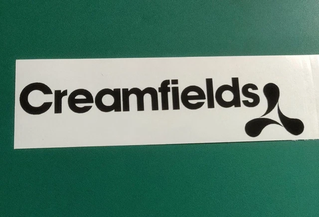 CREAMFIELDS LOGO - Car/Van/Camper/Bike Decal Sticker Vinyl Graphic £4. ...