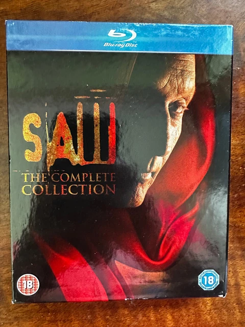 SAW THE COMPLETE Collection Blu-ray Box Set Slasher Horror Movie 1 2 3 ...
