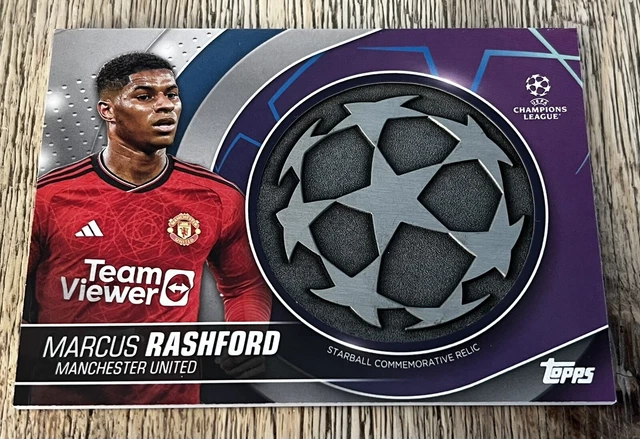 TOPPS UCC BLASTER Box 23/24 Marcus Rashford Starball reliquia ...