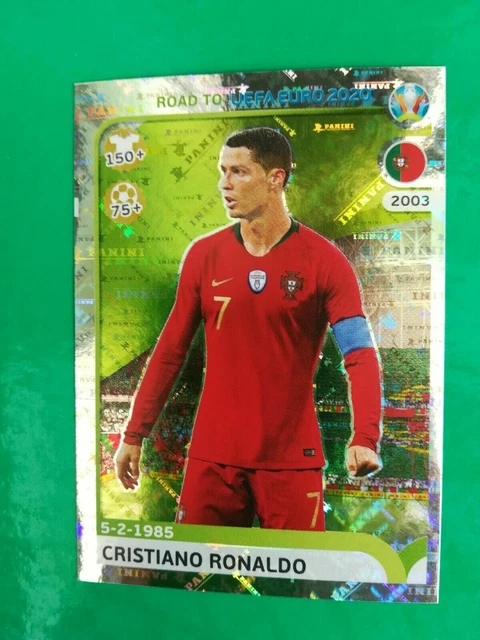 ROAD TO UEFA Euro 2020 Panini Figurina Sticker 226 Ronaldo Pink Back Nm ...