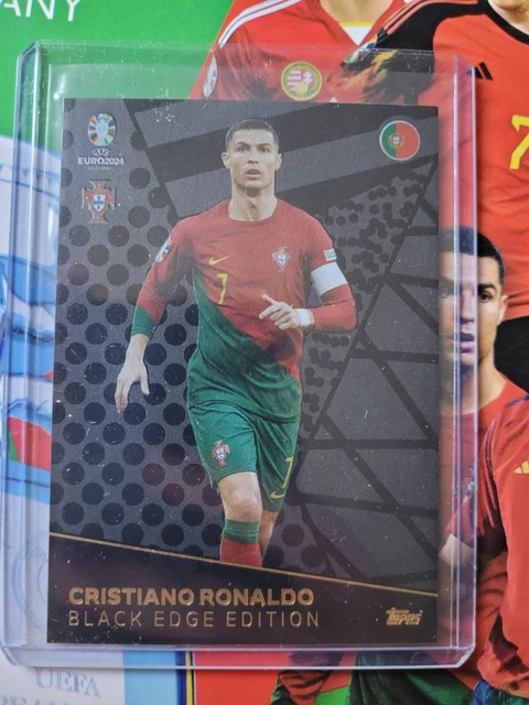 CRISTIANO RONALDO BLACK Edge Match Attax Euro 2024 TOPPS EUR 5,50 - PicClick FR