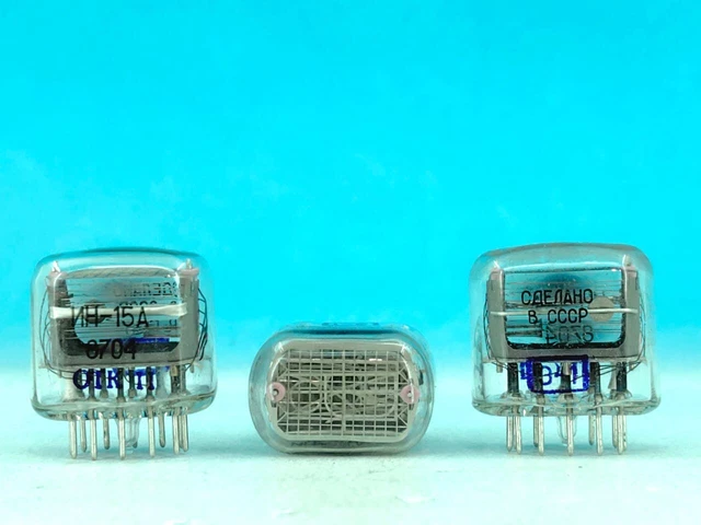 6 X IN-15A / IN-15 SYMBOLS NIXIE Indicator Clock Watch TUBE IN-15B $5. ...