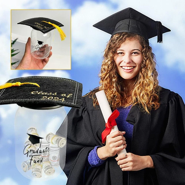 GRADUATION GIFTS 2024 -DIY Graduation Mason Jar - Filled 2024 of Class ...