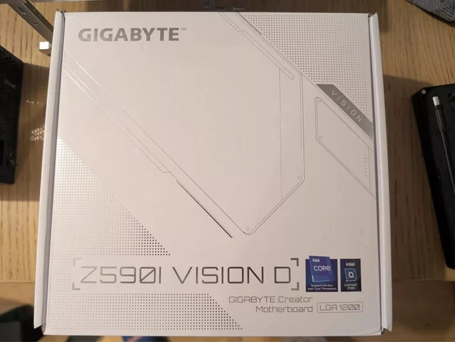 GIGABYTE Z590I VISION D DDR4 Mini-ITX Intel LGA 1200 Motherboard £104. ...