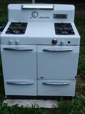 ANTIQUE 1950'S MAGIC Chef Oven Gas Stove Four Burners £127.37 - PicClick UK