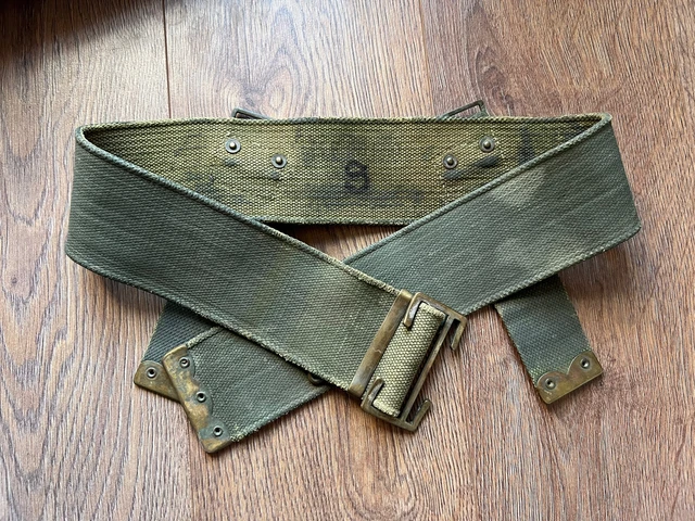 ORIGINAL WW1 BRITISH Army 1908 Pattern Webbing Belt 08 £70.00 - PicClick UK