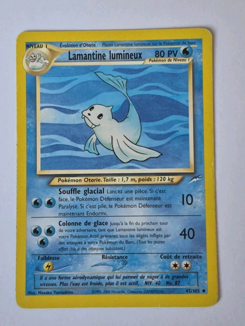 CARTE POKEMON LAMANTINE Lumineux 45/105 Neo Destiny Fr EUR 3,99 ...