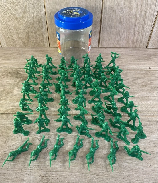 DISNEY PIXAR TOY Story Bucket O Soldiers Green Army Men Action Figures ...